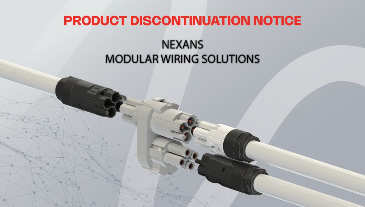 Nexans - Modular Wiring Product Discontinuation Notice